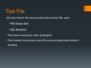 Sistem operasi sistem file linux | PPTX