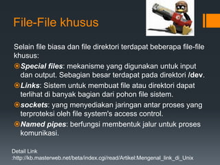 Sistem operasi sistem file linux | PPTX