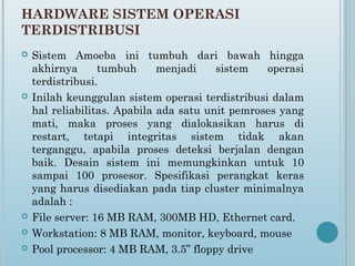 Sistem operasi terdistribusi | PPT