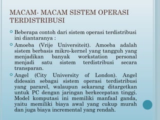 Sistem operasi terdistribusi | PPT