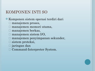 Sistem operasi terdistribusi | PPT