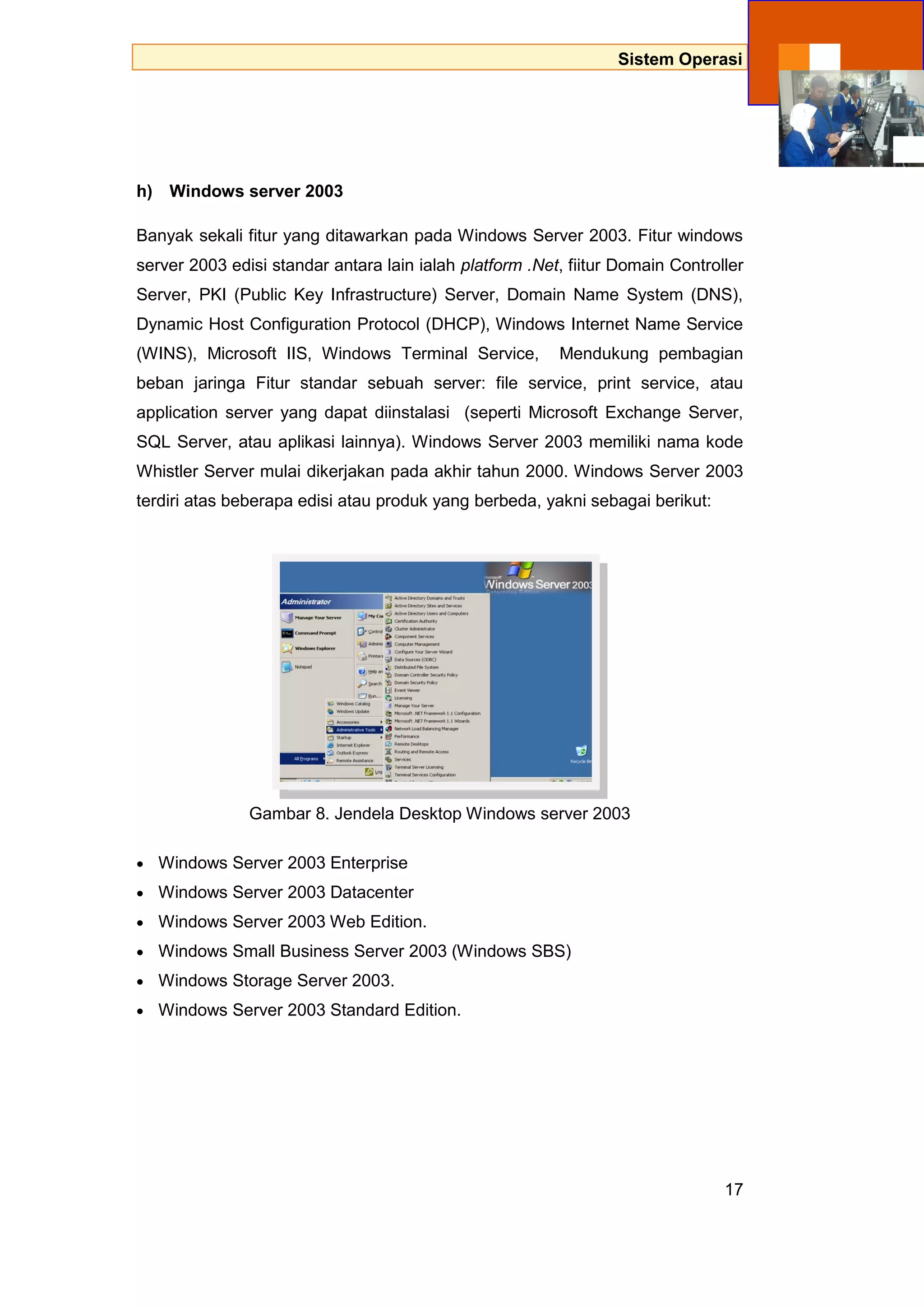 materi sistem oprasi windows semester 1 | PDF