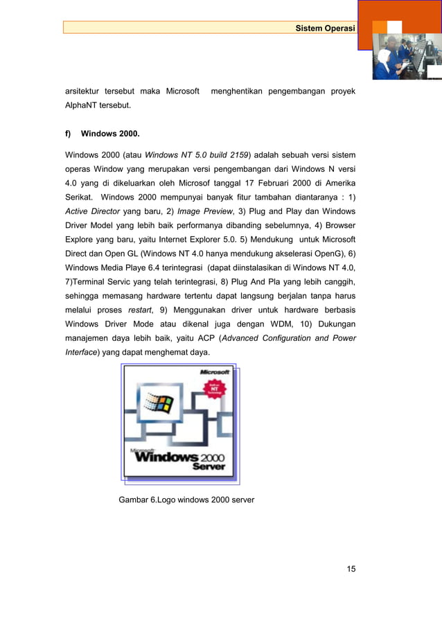 materi sistem oprasi windows semester 1 | PDF