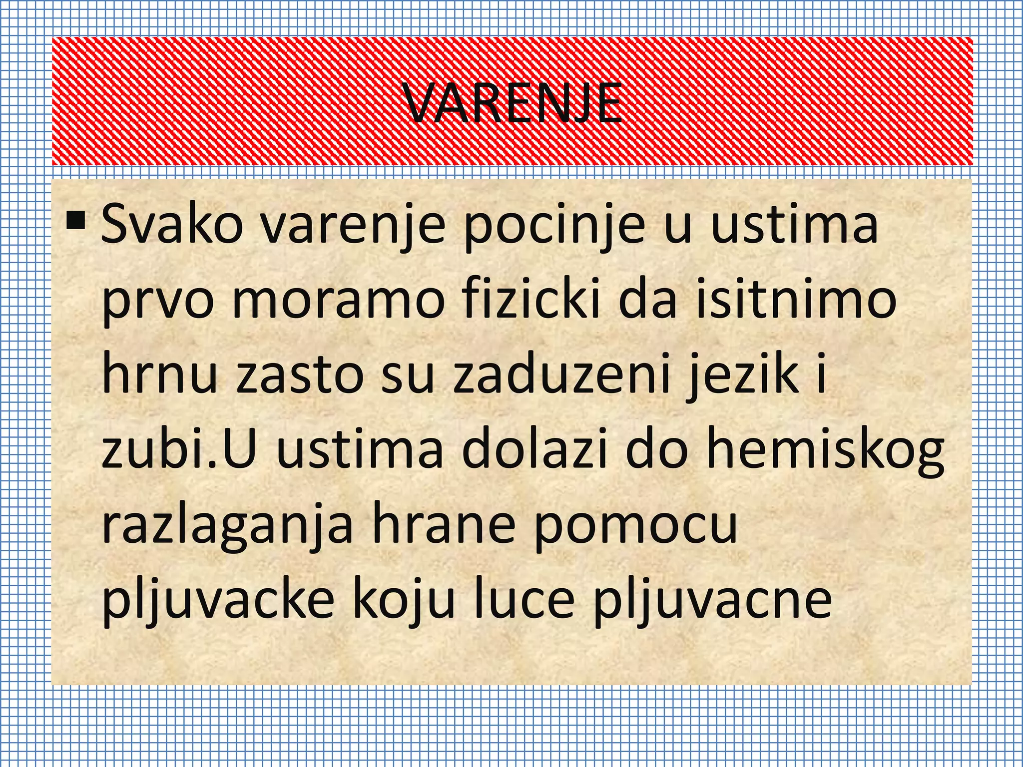 Sistem organa za varenje coveka | PPTX