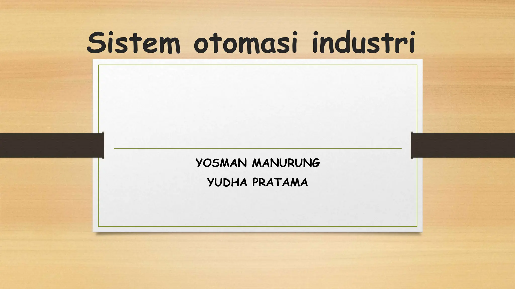 Sistem mesin yang berbasis otomation di industri .pptx