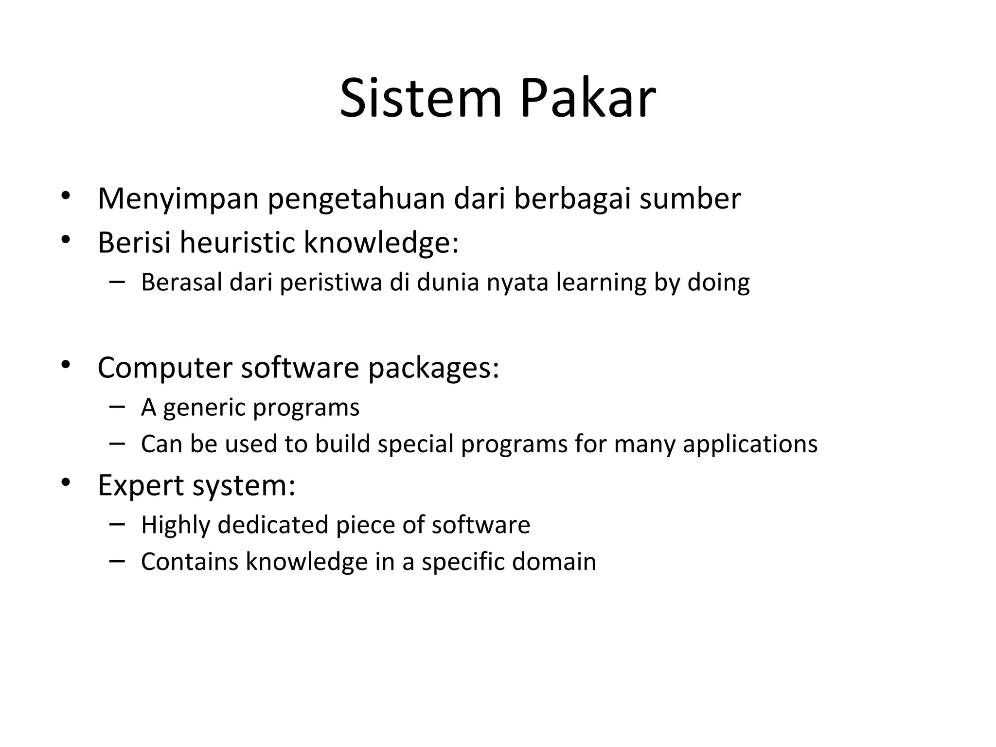 Sistem pakar | PPT