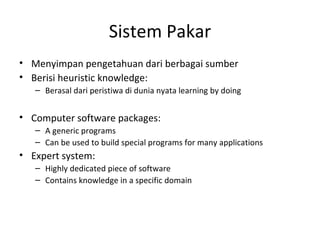 Sistem pakar | PPT