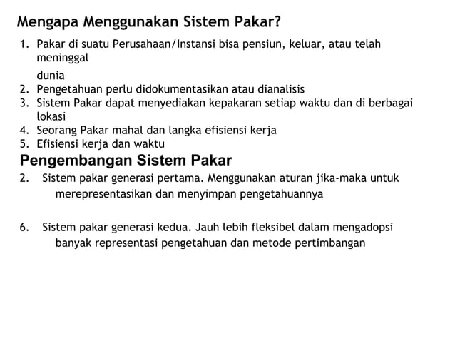 Sistem pakar | PPT