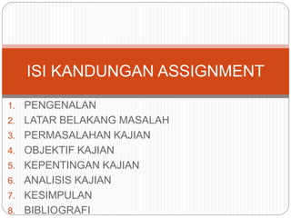 Sistem pemarkahan subjek pengajian islam (ASSIGNMENT) | PPTX