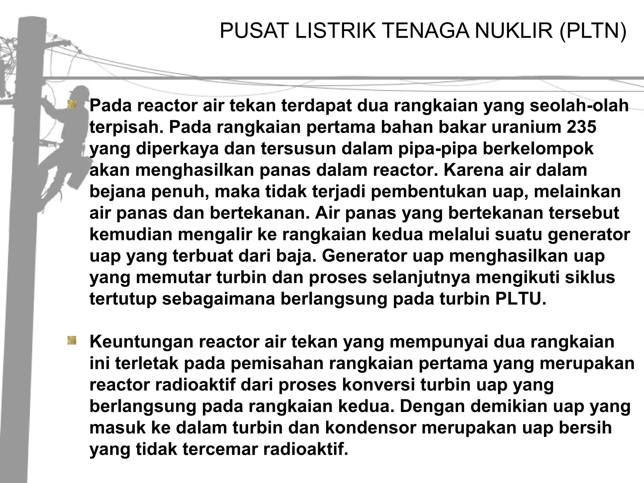 Sistem pembangkit tenaga listrik | PPT