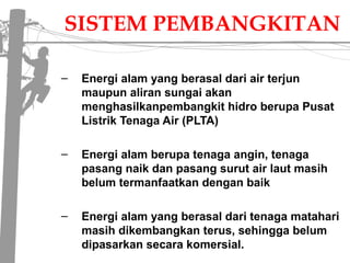 Sistem pembangkit tenaga listrik | PPT