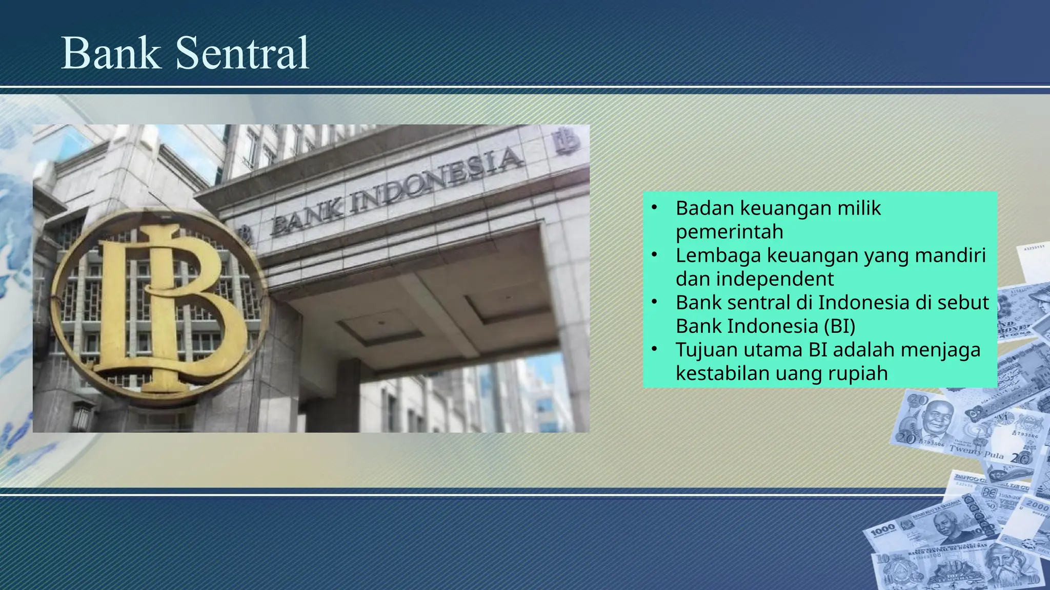 Sistem Pembayaran - Bank sentral kls Xpptx | PPTX