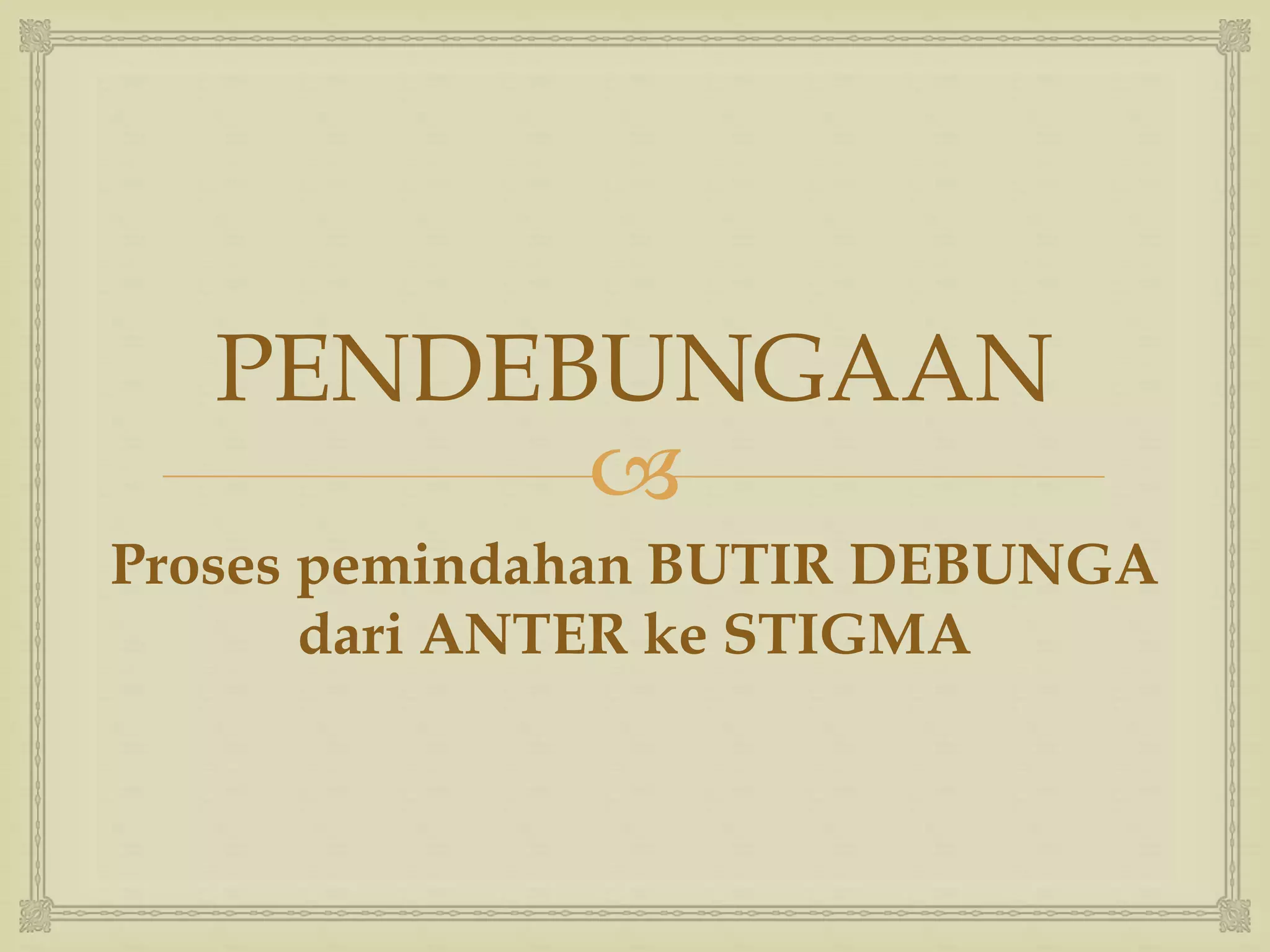 Sistem pembiakan seks bagi tumbuhan | PPTX