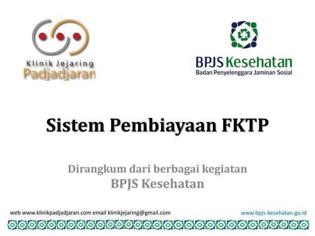 Sistem pembiayaan FKTP bpjs kesehatan 2015 | PDF