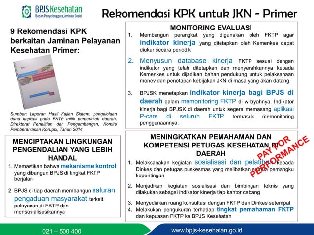Sistem pembiayaan bpjs kesehatan 2015 [kapitasi berbasis kinerja] | PDF