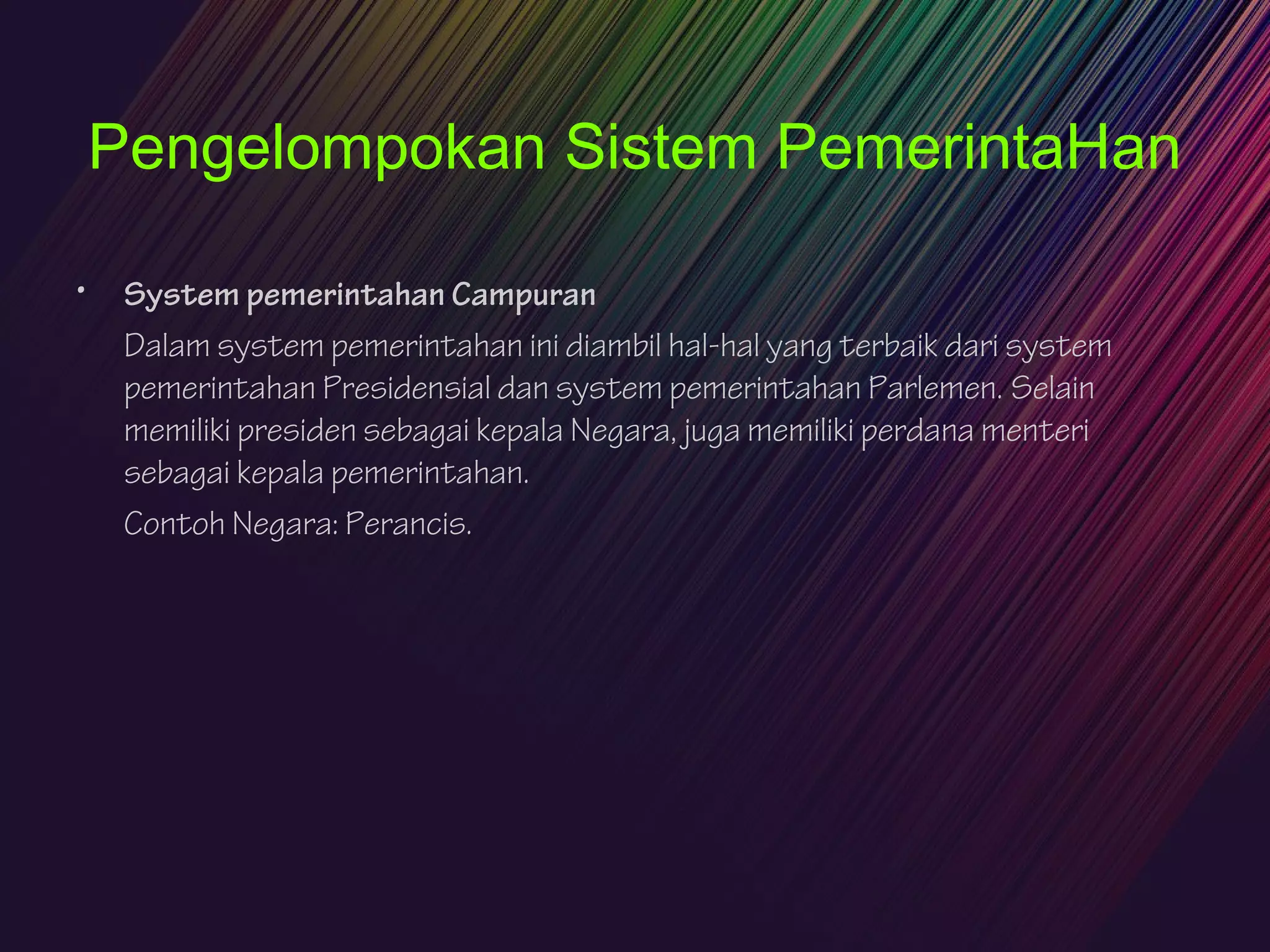 Sistem pemerintahan | PPT
