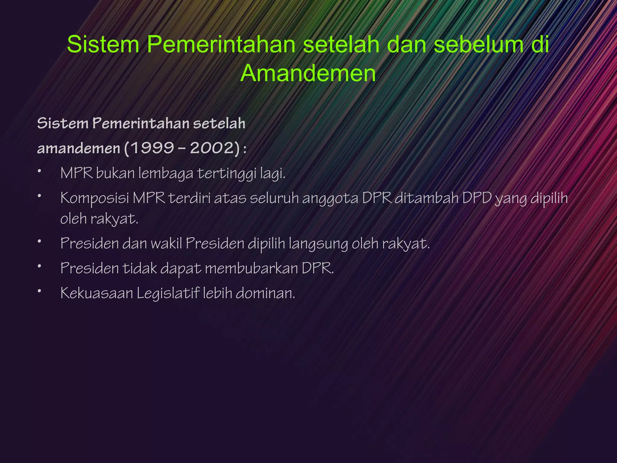 Sistem pemerintahan | PPT