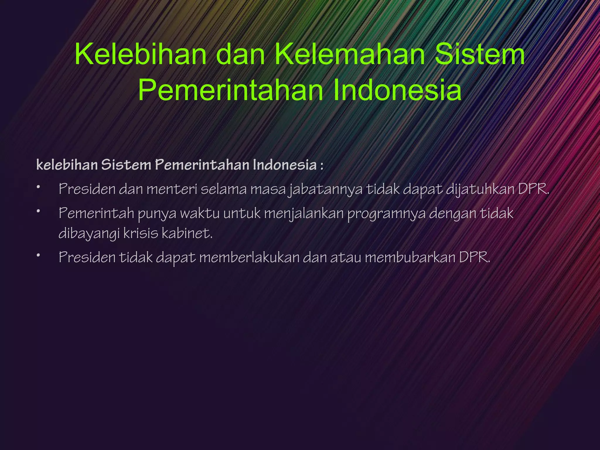 Sistem pemerintahan | PPT