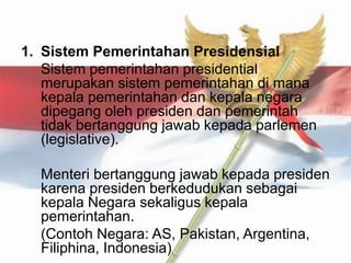 Sistem pemerintahan negara | PPTX