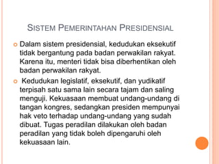 Sistem pemerintahan | PPTX