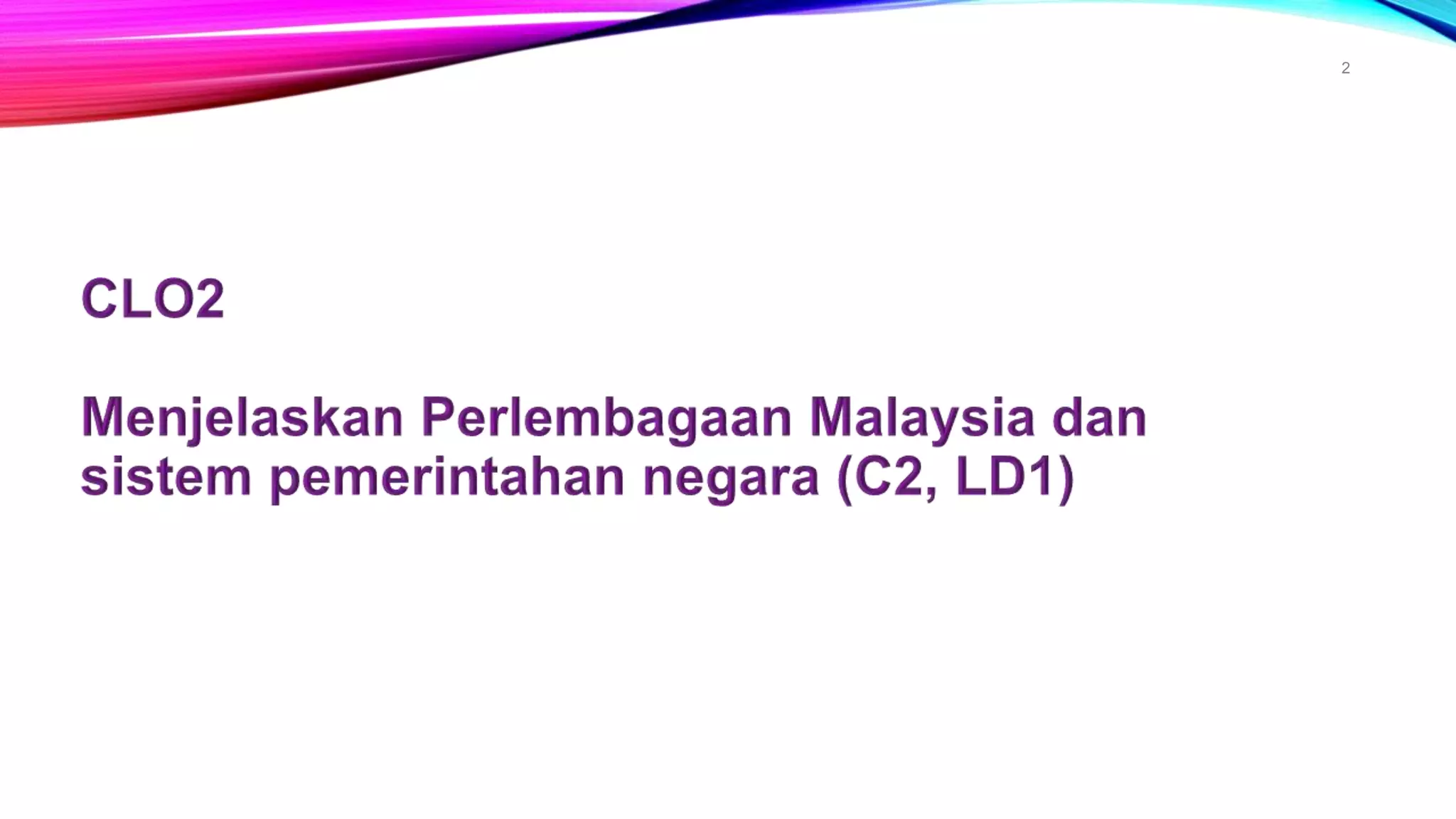 Sistem pemerintahan negara (Demokrasi Berparlimen Raja Berperlembagaan) | PPTX