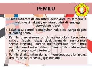 Sistem Pemilu | PPTX