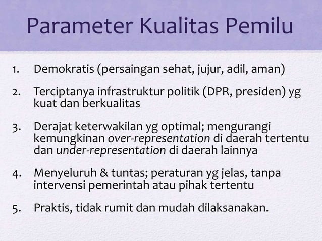 Sistem Pemilu dan Pemilukada.ppt