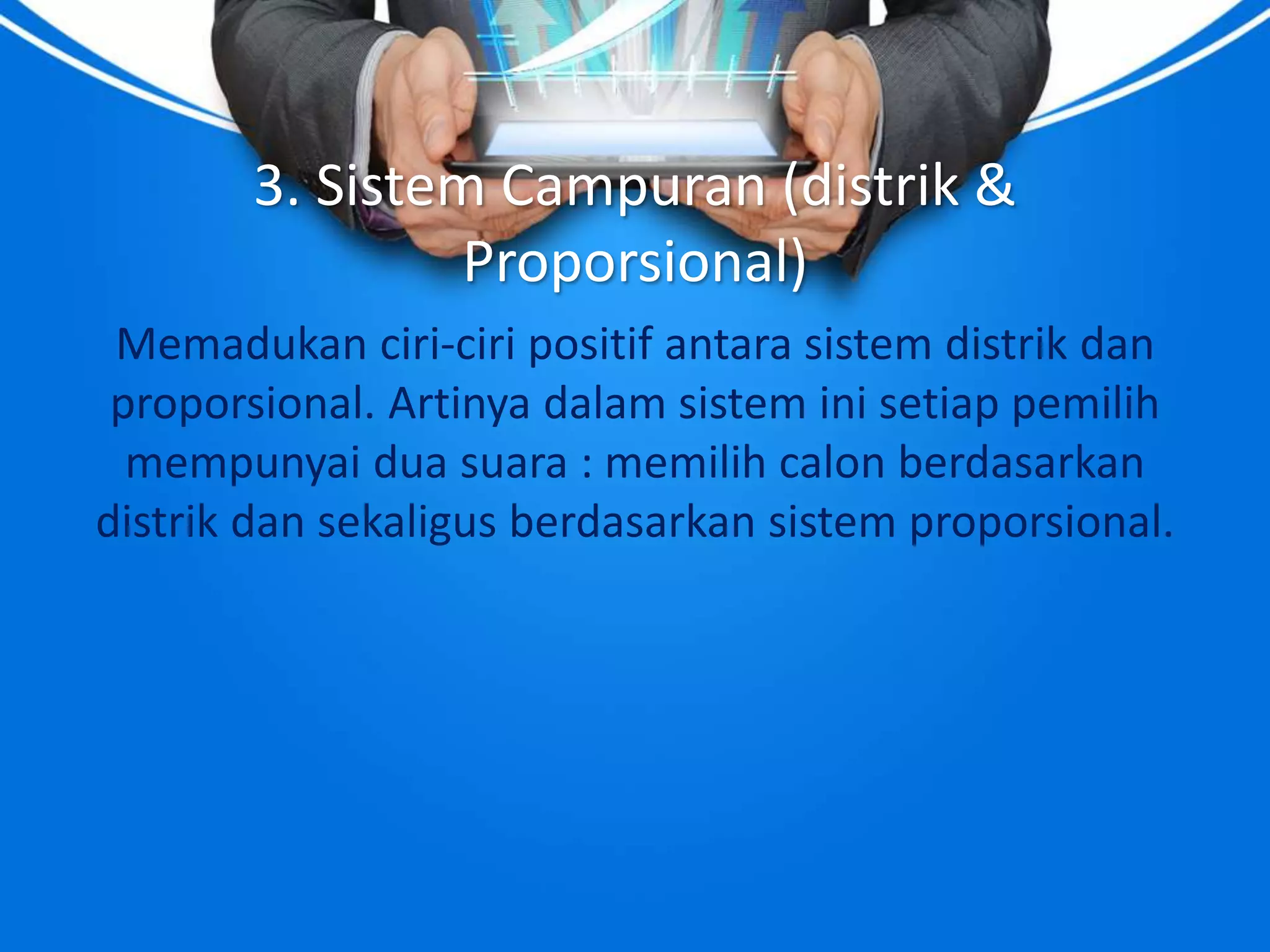 Sistem pemilu indonesia | PPTX