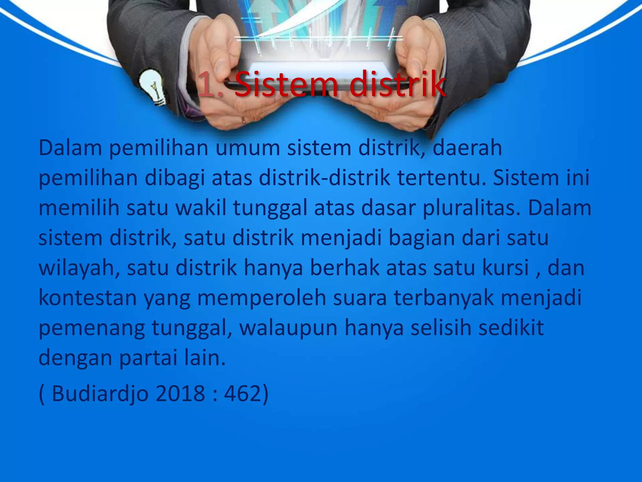 Sistem pemilu indonesia | PPTX
