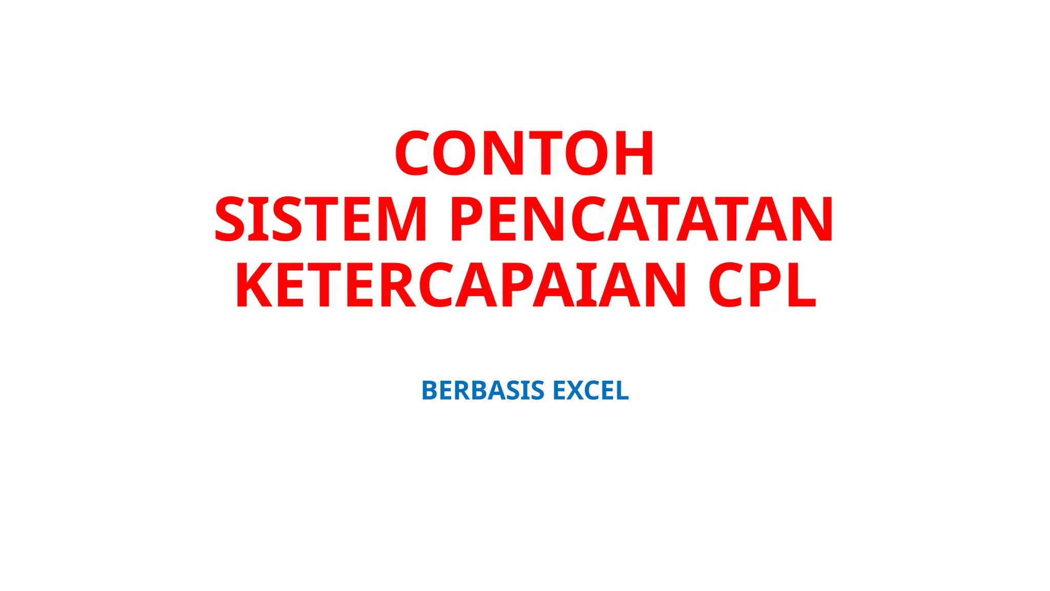 Sistem atau metode Pencatatan microsoft Excel.pptx