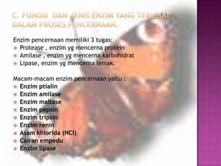 Sistem pencernaan | PPTX