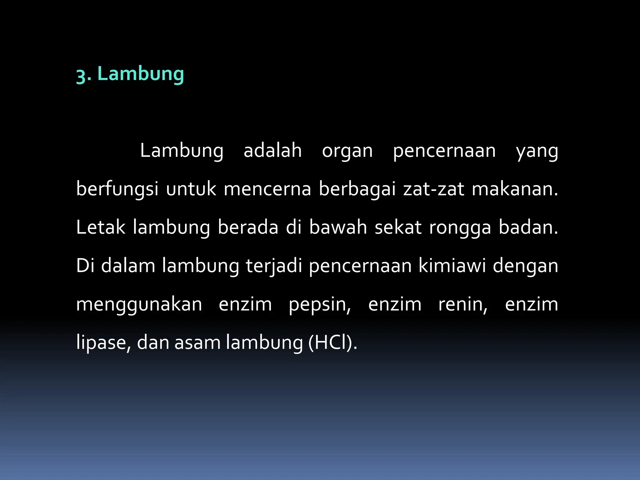SISTEM_PENCERNAAN pada manusia yang mengalami masalah sistem pencernaan | PPT