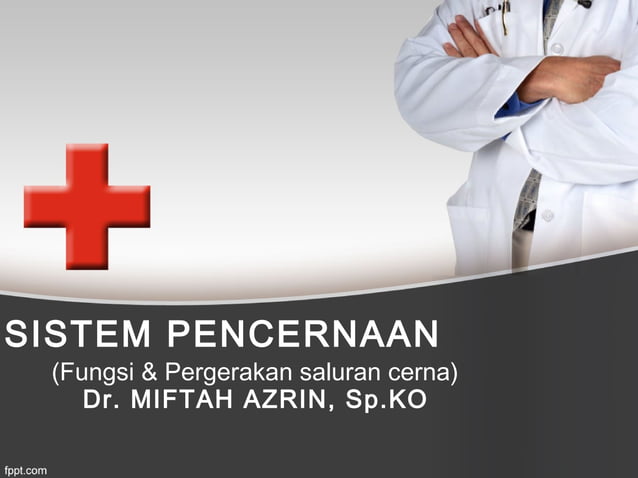 Sistem pencernaan (fungsi & pergerakan saluran cerna) 3 | PPT