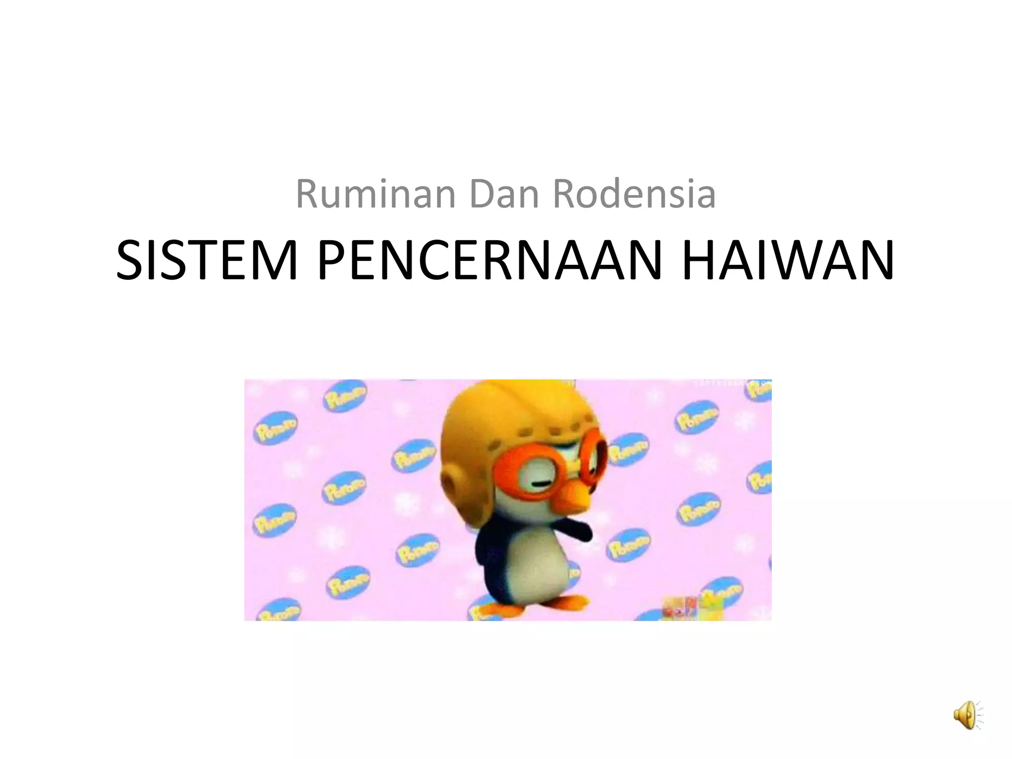 Sistem pencernaan haiwan ruminan dan rodensia | PPTX