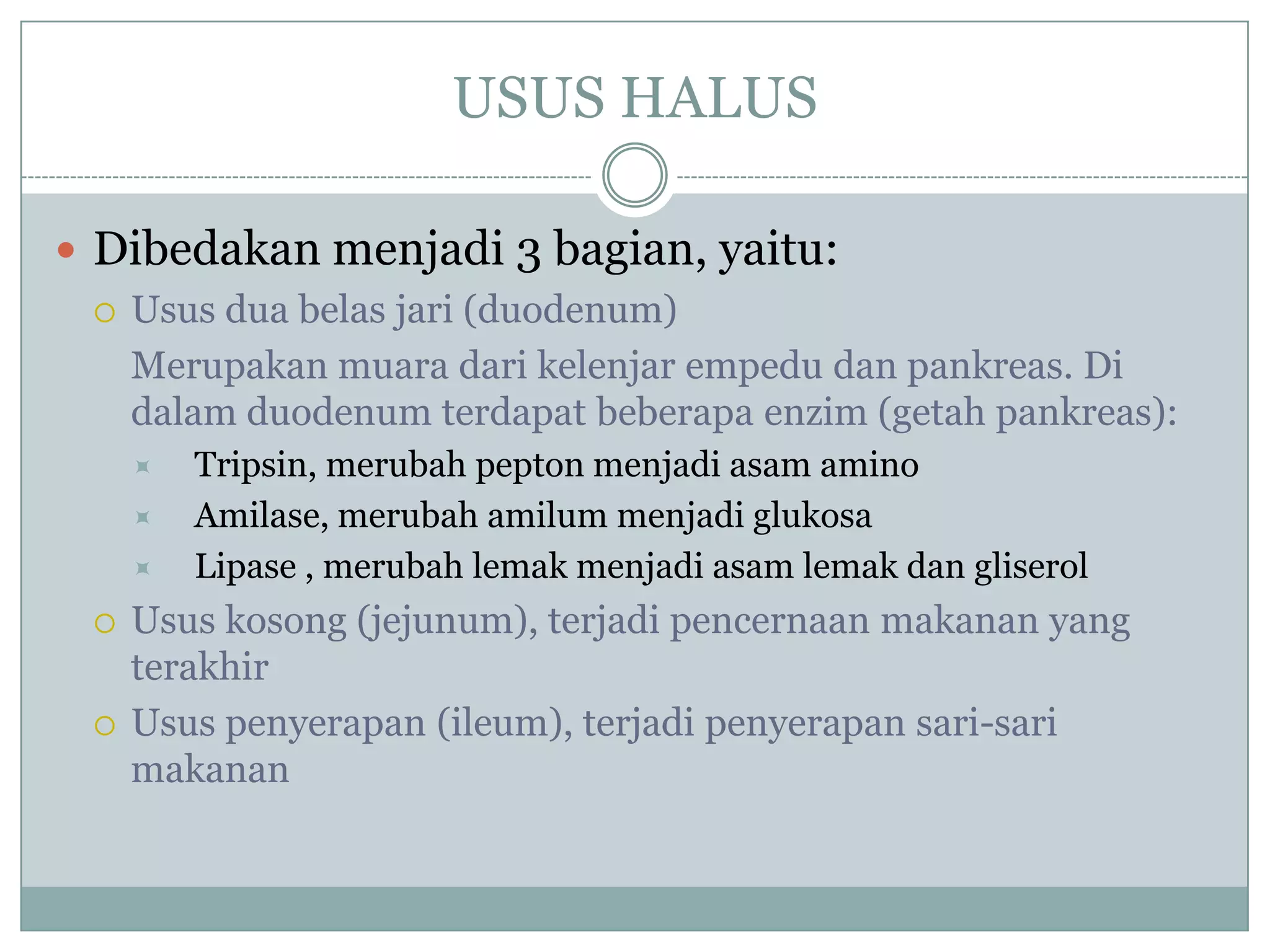 Sistem pencernaan makanan pada manusia | PPTX
