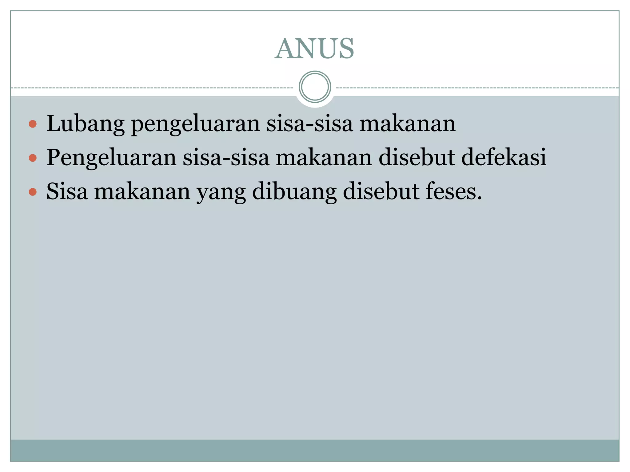 Sistem pencernaan makanan pada manusia | PPTX