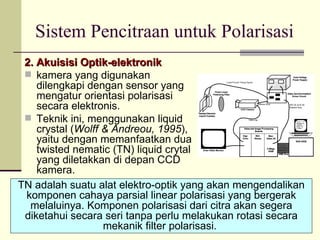 Sistem Pencitraan Untuk Menangkap Citra Polarisasi | PPT
