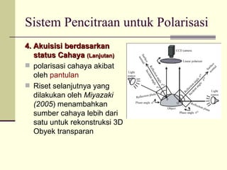 Sistem Pencitraan Untuk Menangkap Citra Polarisasi | PPT
