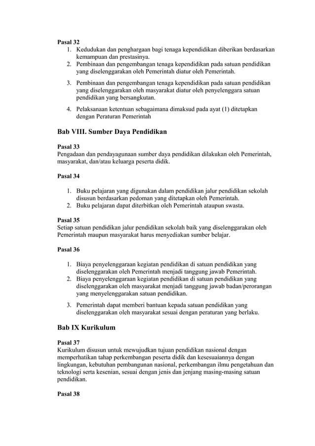 Sistem pendidikan nasional | PDF