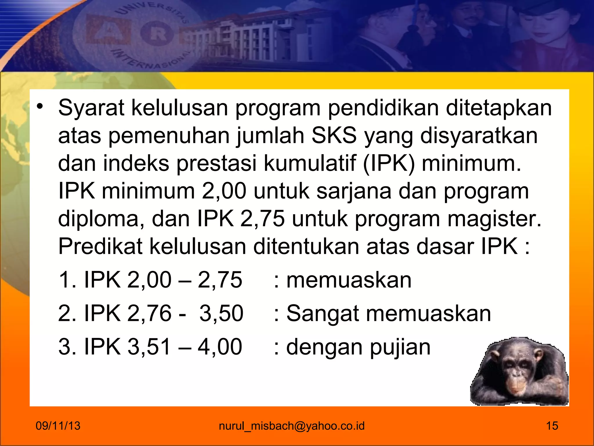 Sistem pendidikan tinggi | PPT