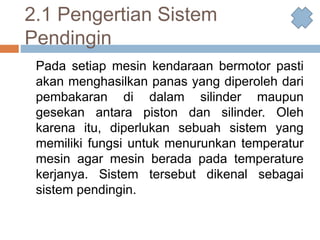 Sistem pendingin | PPTX