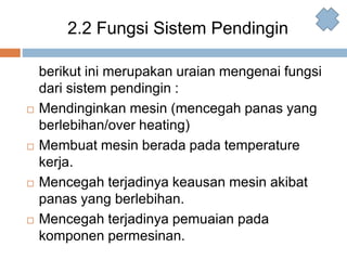 Sistem pendingin | PPTX