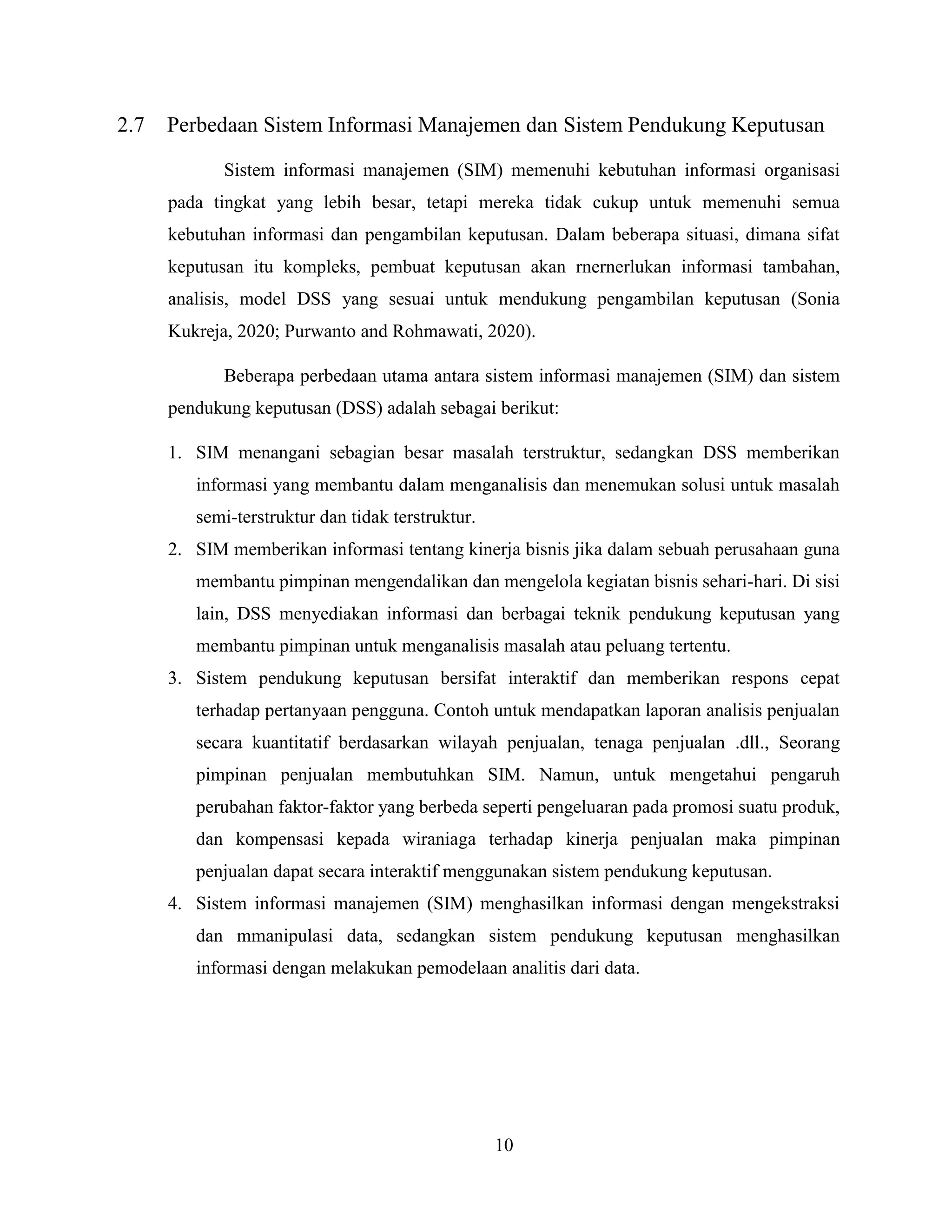 Sistem Pendukung Keputusan (SPK) | PDF