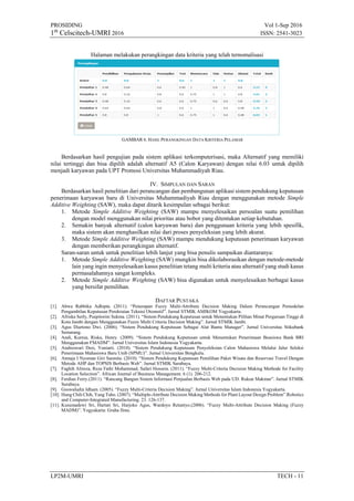 Sistem Pendukung Keputusan Penerimaan Karyawan Dengan Metode Simple Additive Weighting (SAW) | PDF