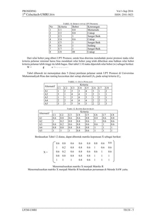 Sistem Pendukung Keputusan Penerimaan Karyawan Dengan Metode Simple ...