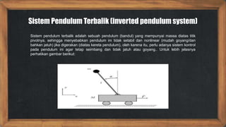 Sistem pendulum terbalik | PPT