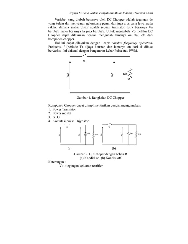 Sistem pengaturan kecepatan motor induksi rotor belitan | PDF