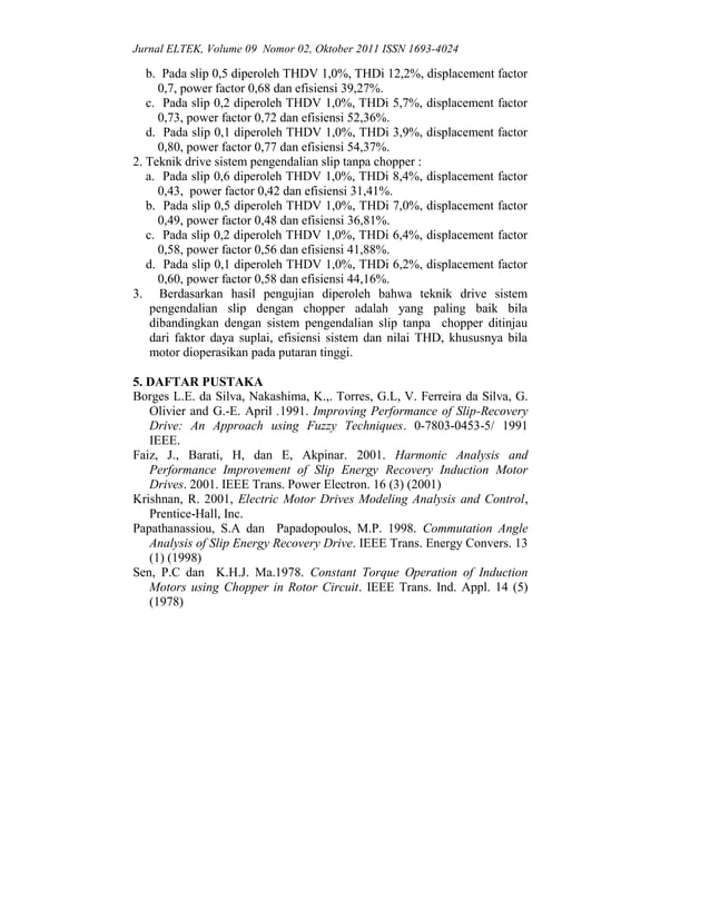 Sistem pengaturan kecepatan motor induksi rotor belitan | PDF