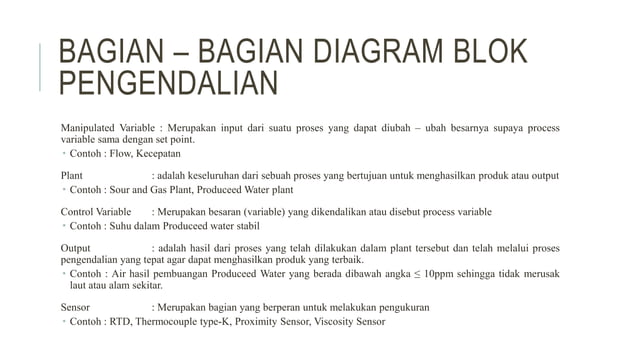 Sistem pengendalian, bpcs(basic process control system), | PPTX