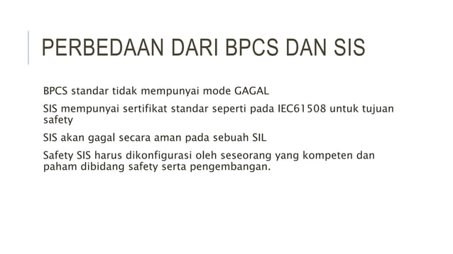 Sistem pengendalian, bpcs(basic process control system), | PPTX